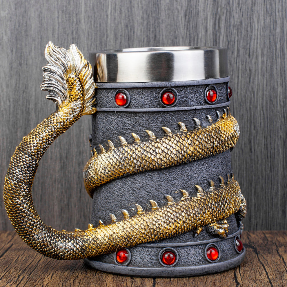 Mighty Dragon Tankard Mug - Dance of the Dragon | Glasscias