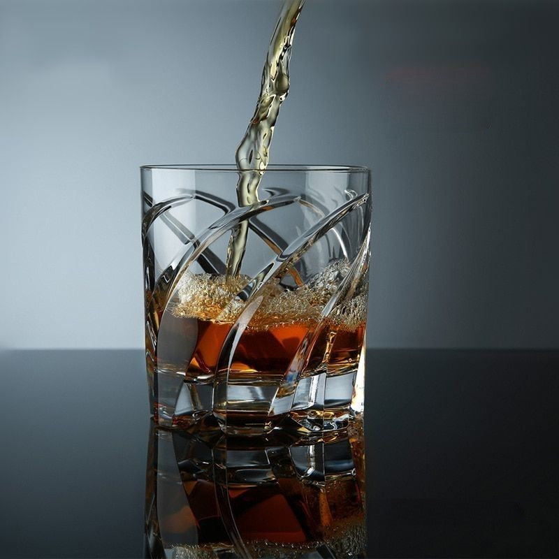 Spinning Whiskey Glass - Commanding Claw Design | Glasscias