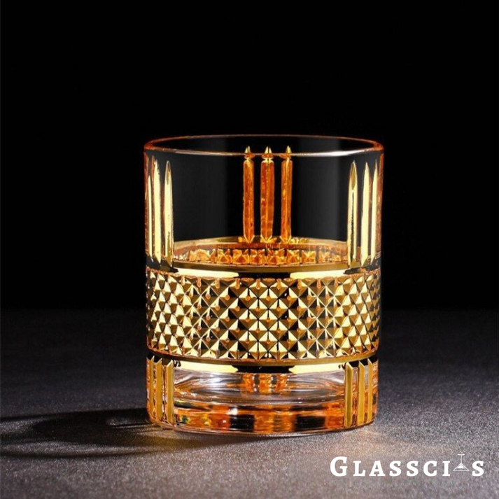 Gold Rimmed Whiskey Glasses - Unrivaled Luxury | Glasscias