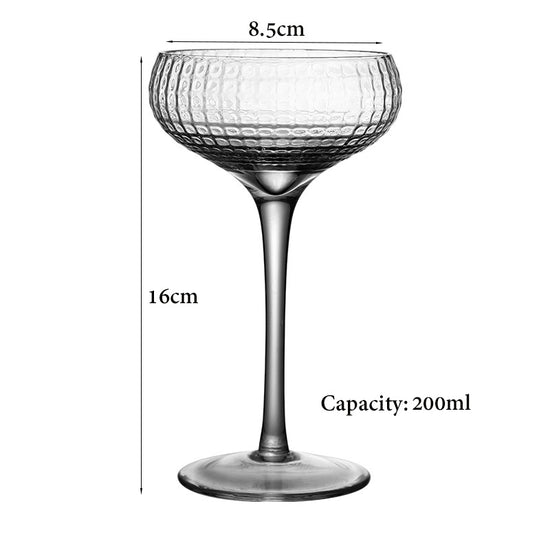 European Carved Manhattan Glasses | Glassware by Glasscias