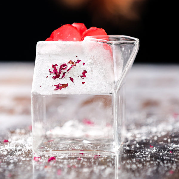 Milk Carton Glass | Exquisite Glassware by Glasscias