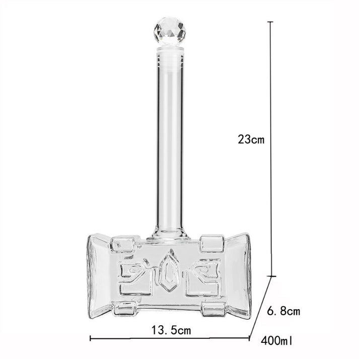 As Mighty as Mjölnir - Thor Whisky Decanter | Glasscias