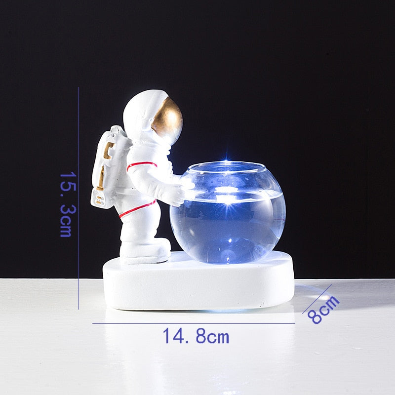 Glow-in-the-Dark Galaxy | Rounded Martini Glass by Glasscias