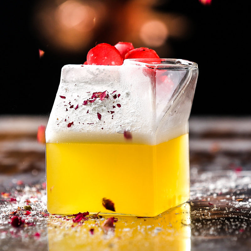 Milk Carton Glass | Exquisite Glassware by Glasscias